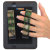 4-Loop Grips (x2 Grips) for Kindles, Nooks, Other eReaders and Small ...