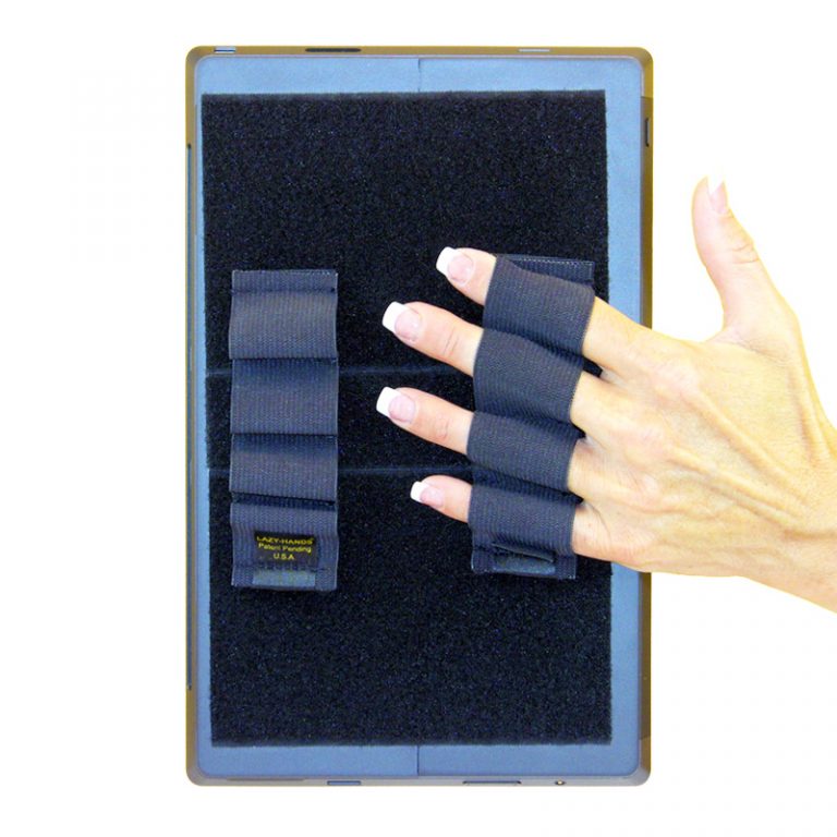 Heavy Duty 4-Loop Grips (x2 Grips) for Microsoft Surface - Black - LAZY ...