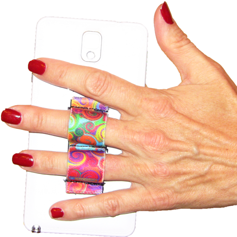 2-Loop Phone Grip - Black - LAZY-HANDS.comLAZY-HANDS.com