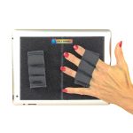 Heavy-Duty 3-Loop Grips (x2 Grips) for Large Tablets - Black - LAZY ...