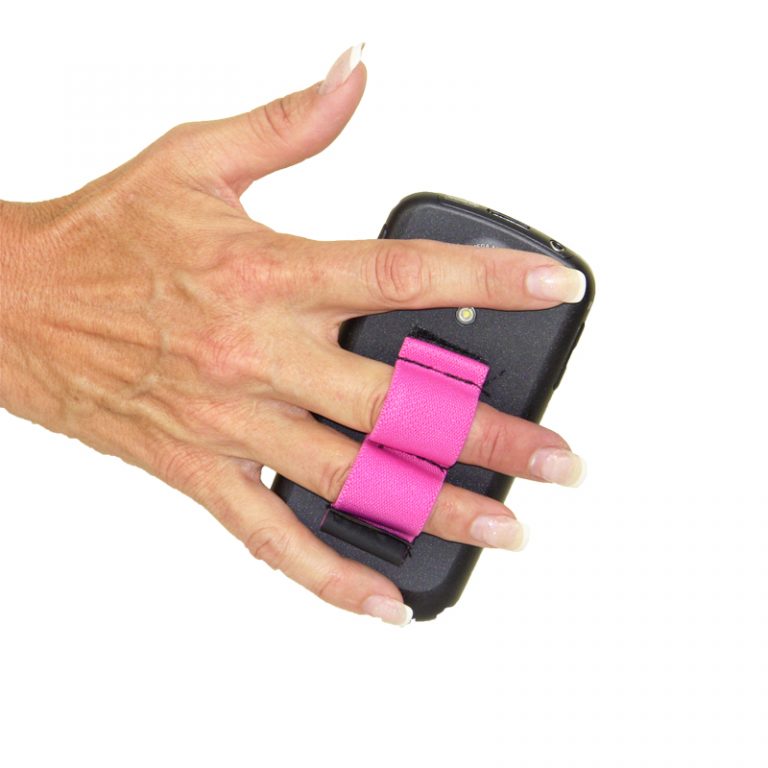 2-Loop Phone Grip - Pink - LAZY-HANDS.comLAZY-HANDS.com