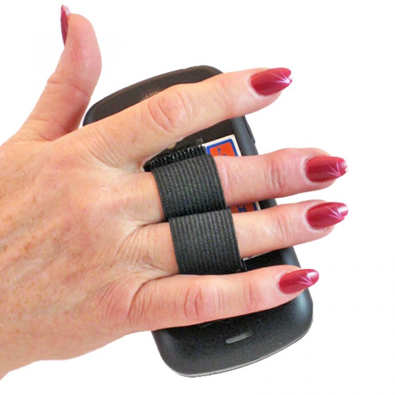 2-Loop Phone Grip - Black - LAZY-HANDS.comLAZY-HANDS.com